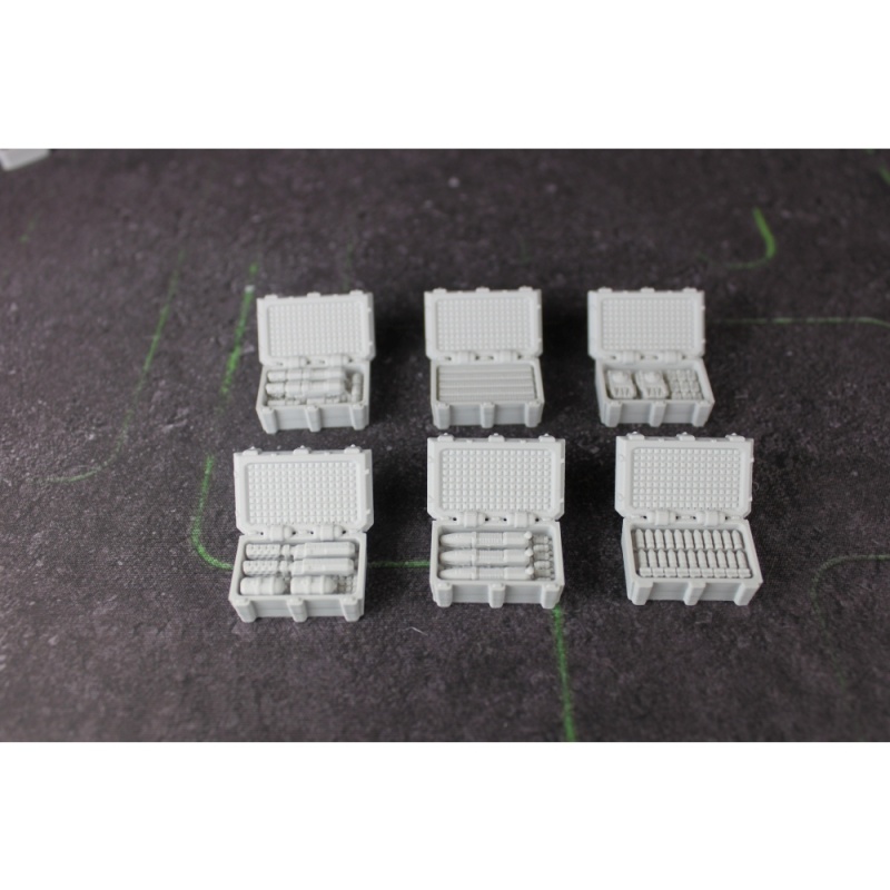 Siege of Castograd - Imperial Weapons Crates (Hinged) - 40k / Kill Team